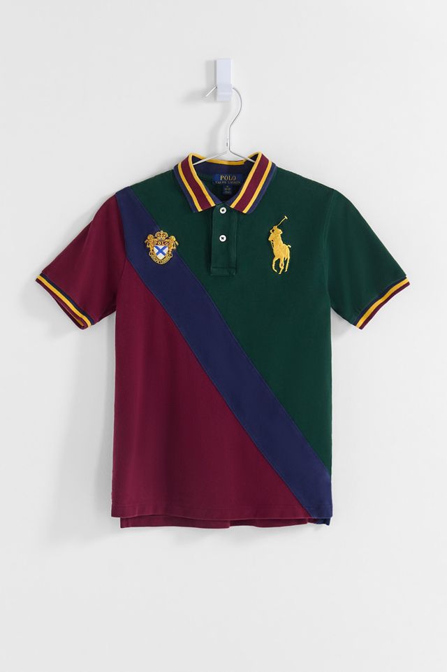 Urban Renewal One-Of-A-Kind Premium Tri-Colour Golf Polo Shirt | Urban ...