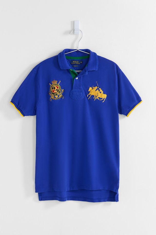 Urban Renewal One-Of-A-Kind Premium Ralph Lauren Blue Polo Shirt ...