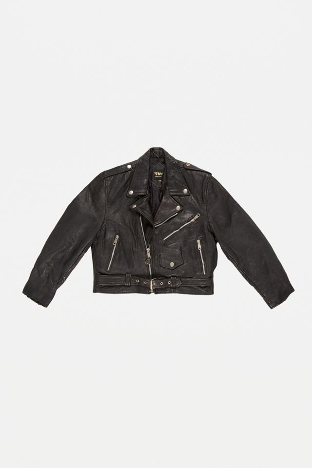 Urban Renewal One-Of-A-Kind Black Leather Biker Jacket | Urban ...
