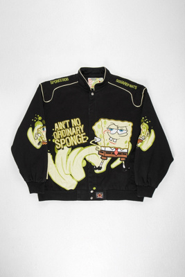 Urban Renewal One-Of-A-Kind Vintage Spongebob Racing Jacket | Urban ...