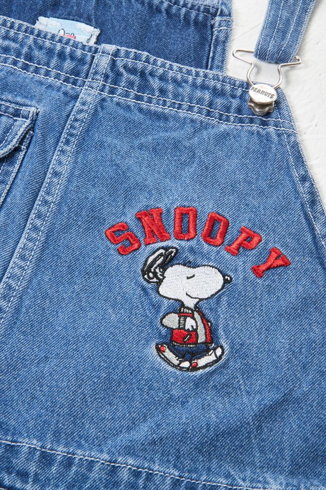 Urban Renewal One-Of-A-Kind Vintage Peanuts Snoopy Denim Dungaree ...
