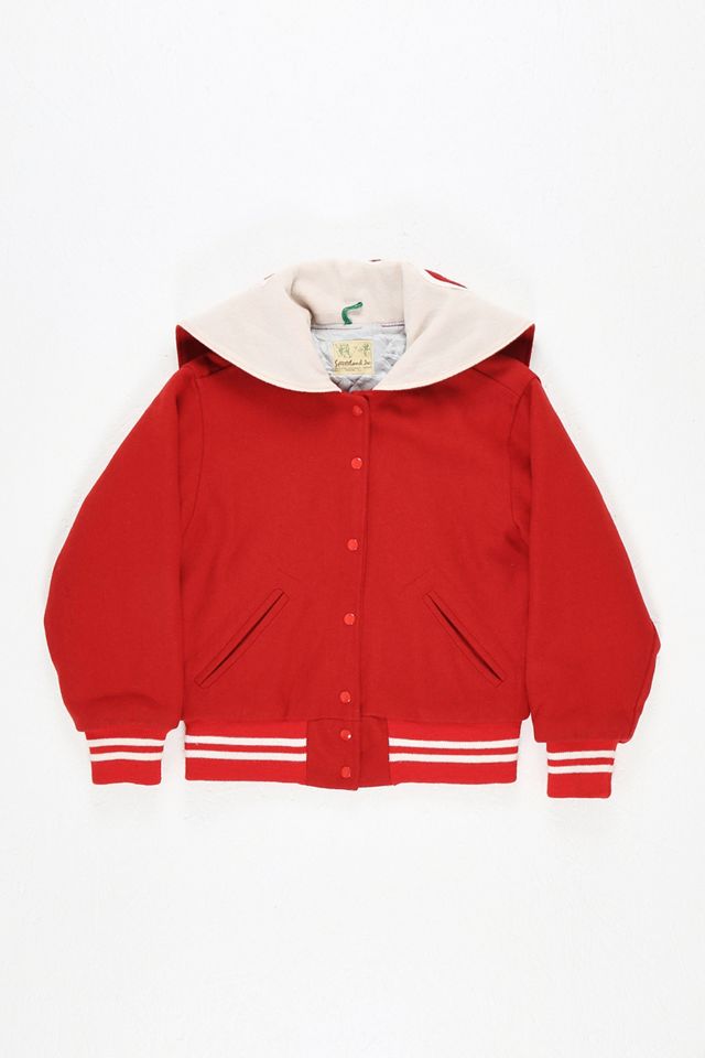 Urban Renewal One-Of-A-Kind Red West Cheerleader Jacket | Urban ...