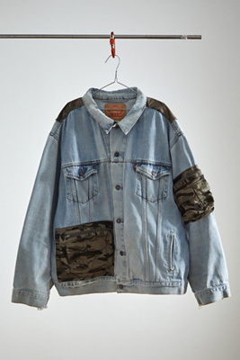 Urban Renewal One-Of-A-Kind Utility Patchwork Denim Jacket | Urban ...