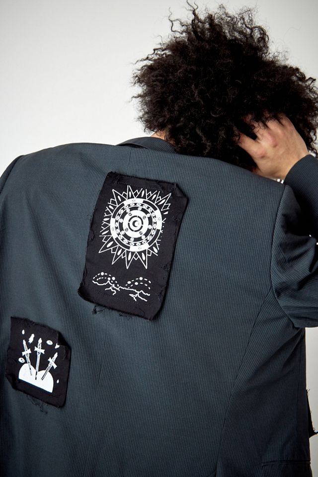 Urban Renewal One-Of-A-Kind Patchwork Blazer | Urban Outfitters UK