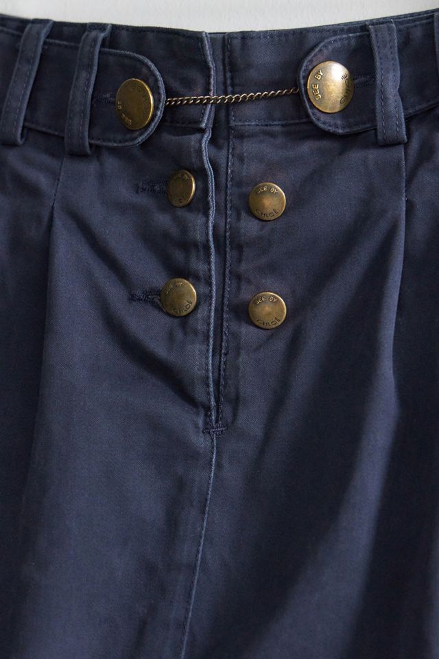 Urban Renewal One-Of-A-Kind See By Chloe Pocket Mini Skirt | Urban ...