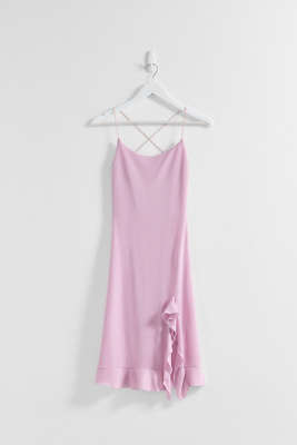 Urban Renewal One-Of-A-Kind Prom Pink Slip Dress | Urban Outfitters UK