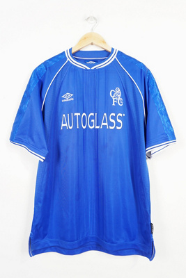 Urban Renewal One-Of-A-Kind Chelsea 1999 Home Football Shirt | Urban ...