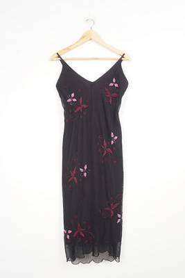 Urban Renewal One-Of-A-Kind Purple Mesh Midi Prom Dress | Urban ...