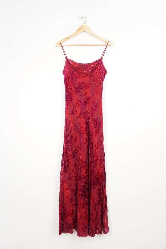 Urban Renewal One-Of-A-Kind Velour Mesh Prom Maxi Dress | Urban ...