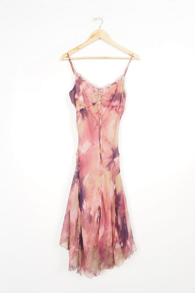 Urban Renewal One-Of-A-Kind Tie-Dye Beaded Mesh Prom Dress | Urban ...