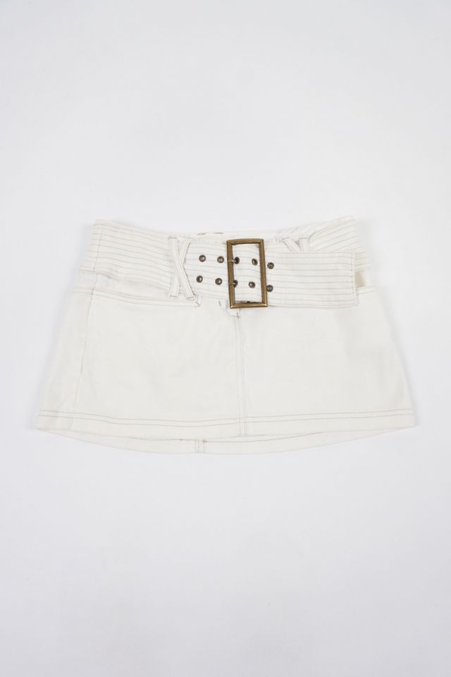 Urban Renewal One-Of-A-Kind Y2K Jane Norman Belted Micro Mini Skirt ...