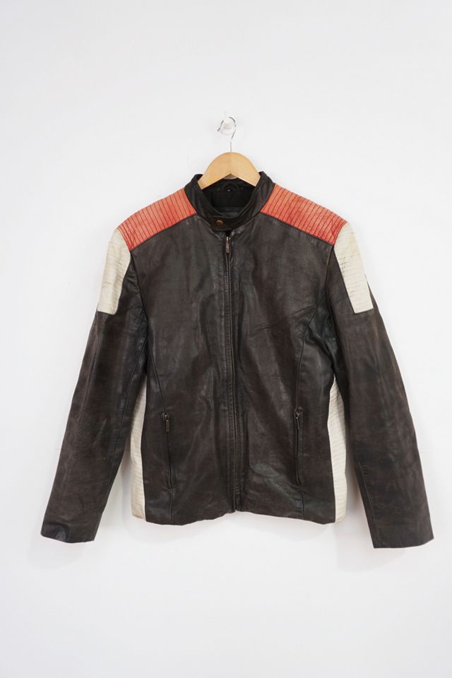 Urban Renewal One-Of-A-Kind Aviatrix Leather Racing Jacket | Urban ...