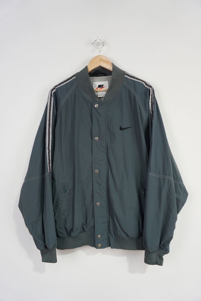 Urban Renewal One-Of-A-Kind Nike Turquoise Shell Bomber Jacket | Urban ...