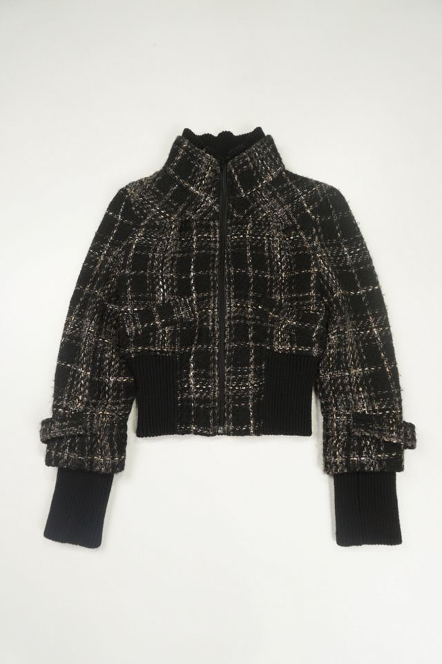 Urban Renewal One-Of-A-Kind Y2K Check Bomber Jacket | Urban Outfitters UK