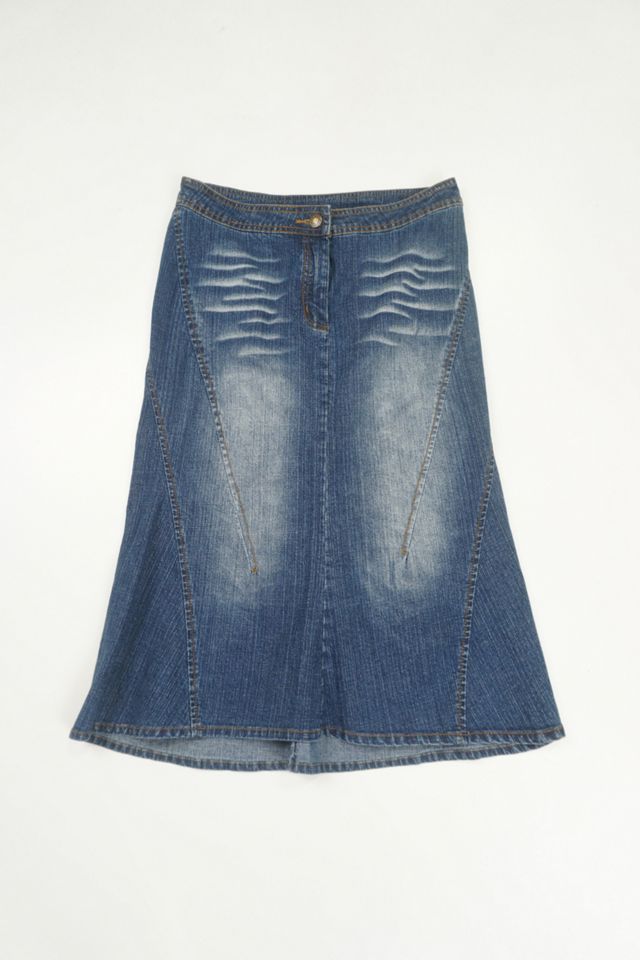 Urban Renewal One-Of-A-Kind Bay Trading Midi Skirt | Urban Outfitters UK