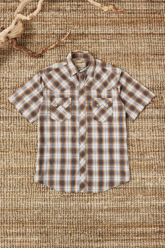 Urban Renewal One-Of-A-Kind Wrangler Check Shirt | Urban Outfitters UK