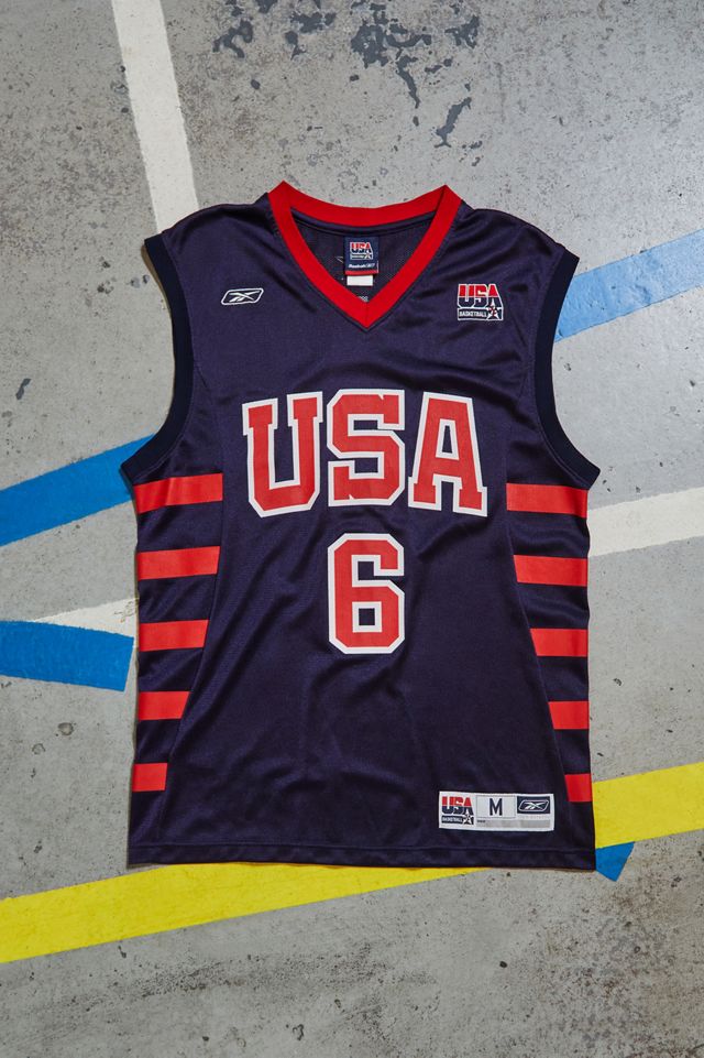 Urban Renewal One-Of-A-Kind USA Basketball Jersey | Urban Outfitters UK