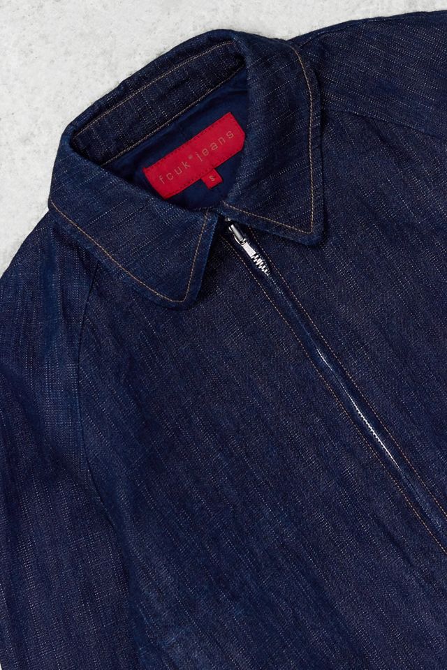 Urban Renewal One-Of-A-Kind FCUK Zip-Through Jacket | Urban Outfitters UK