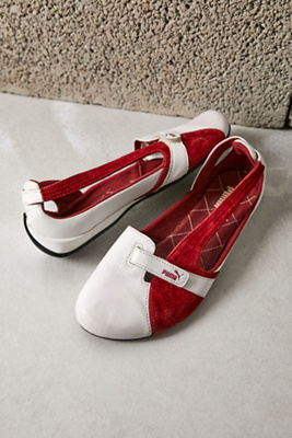Urban Renewal One-Of-A-Kind Red Puma Sports Pumps | Urban Outfitters UK