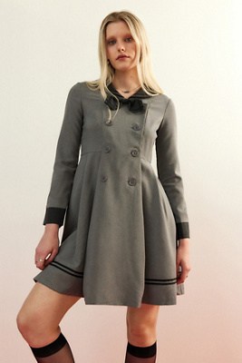 Urban Renewal One-Of-A-Kind Long-Sleeved Sailor Mini Dress | Urban ...