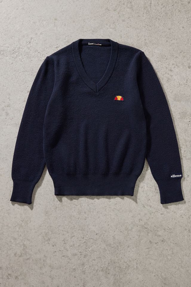 Urban Renewal One-Of-A-Kind Elless Long Sleeve V-Neck Wool Jumper ...