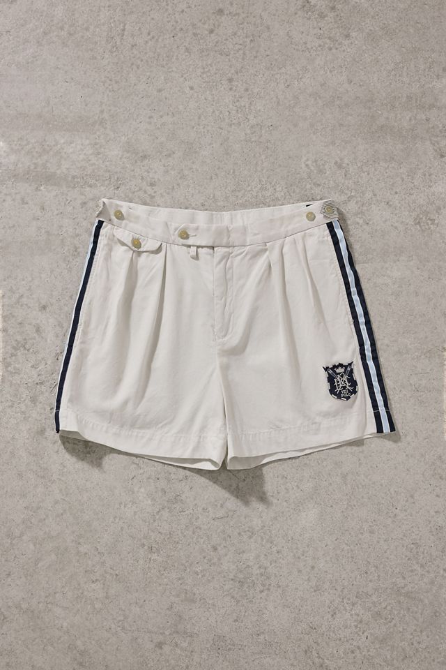 Urban Renewal One-Of-A-Kind White Patch Shorts | Urban Outfitters UK