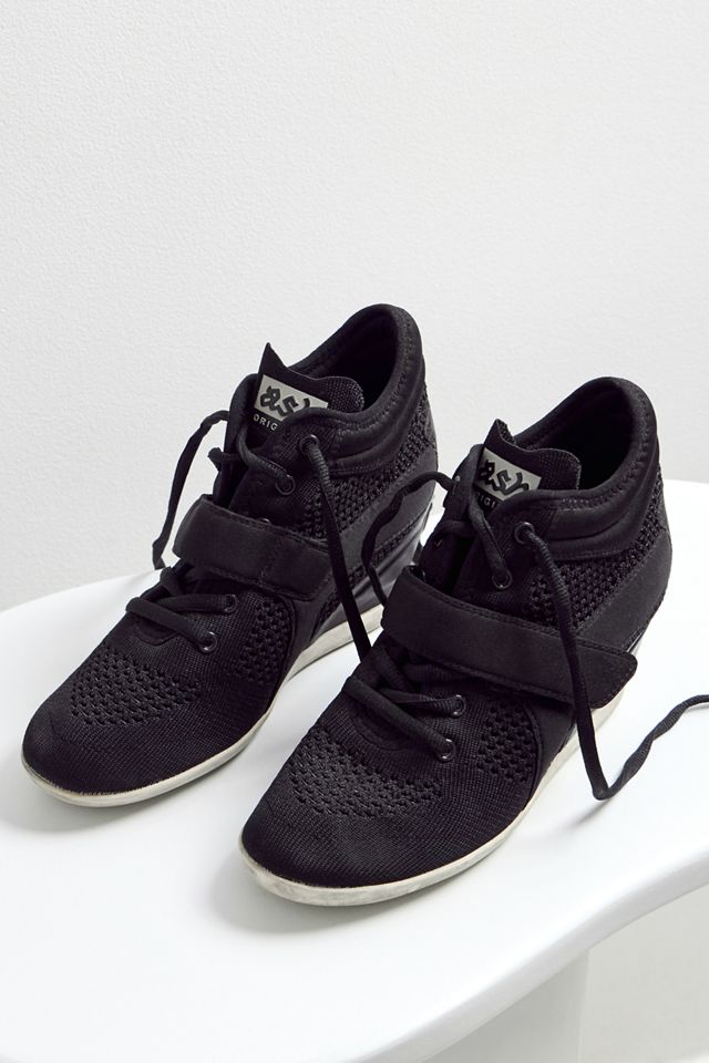 Urban Renewal One-Of-A-Kind Black Ash Wedge Trainers | Urban Outfitters UK