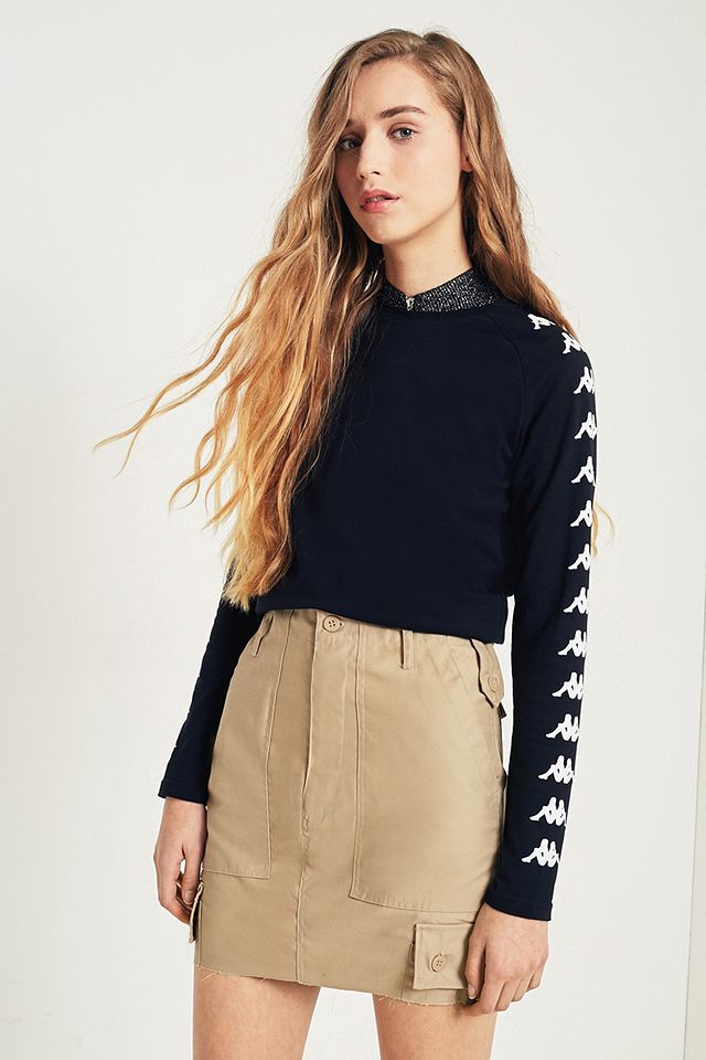 Urban Renewal Vintage Customised Khaki Military Cargo Skirt | Urban ... Urban Renewal Vintage Customised Khaki Military Cargo Skirt | Urban ...