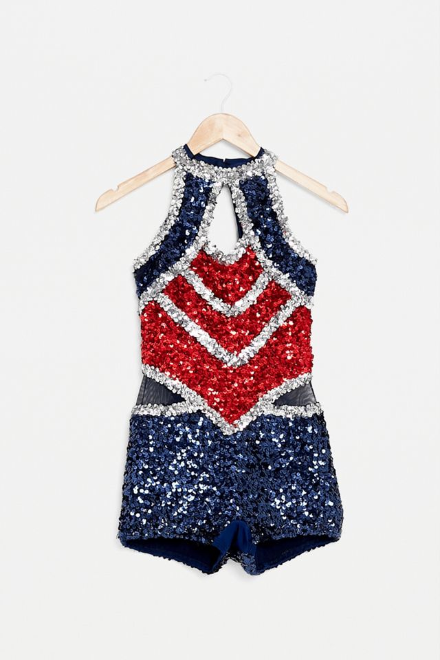 Urban Renewal One-Of-A-Kind Sequin Unitard | Urban Outfitters UK