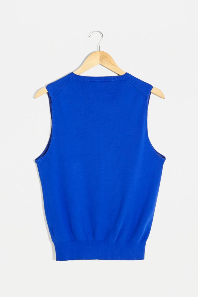 Urban Renewal Remade From Vintage Blue Branded Tank Top | Urban ...