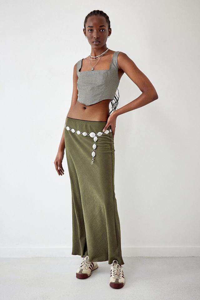 Urban Renewal Remade From Vintage Houndstooth Corset | Urban Outfitters UK