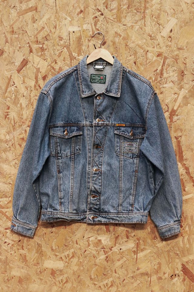 Urban Renewal Remade From Vintage Multi Patch Denim Jacket | Urban ...