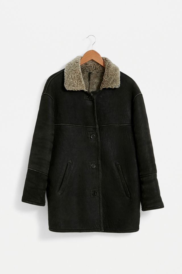 Urban Renewal One-Of-A-Kind Vunic Sheepskin Coat | Urban Outfitters UK