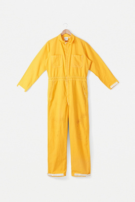 Urban Renewal One-Of-A-Kind Yellow Coveralls | Urban Outfitters UK