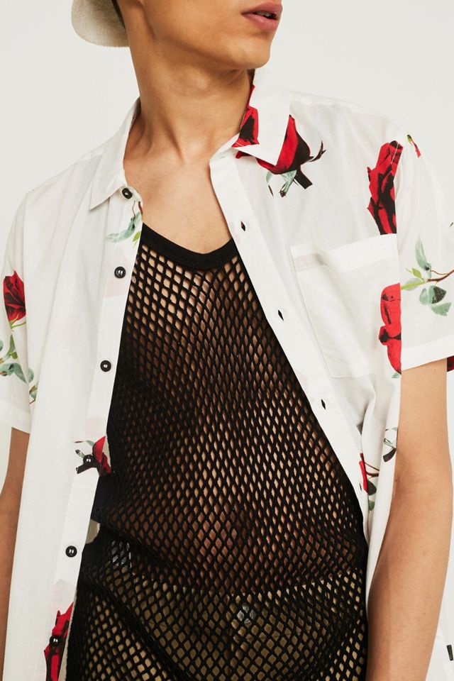 Urban Renewal Vintage Originals Black String Vest | Urban Outfitters UK