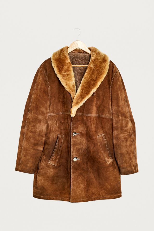 Urban Renewal One-Of-A-Kind Long Sheepskin Coat | Urban Outfitters UK