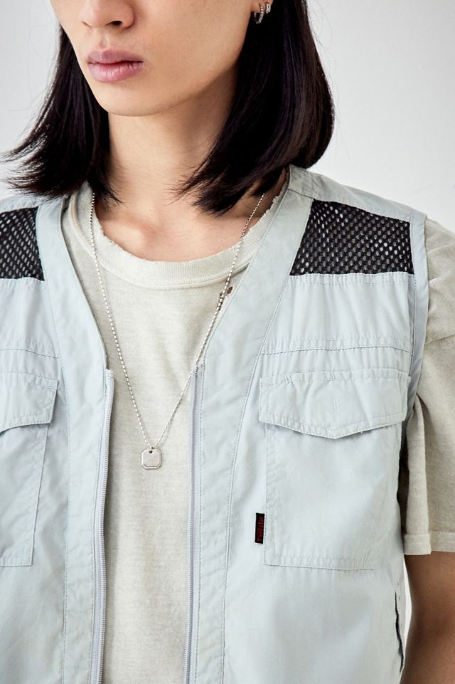 Urban Renewal Vintage Green Netted Mesh Utility Vest | Urban Outfitters UK