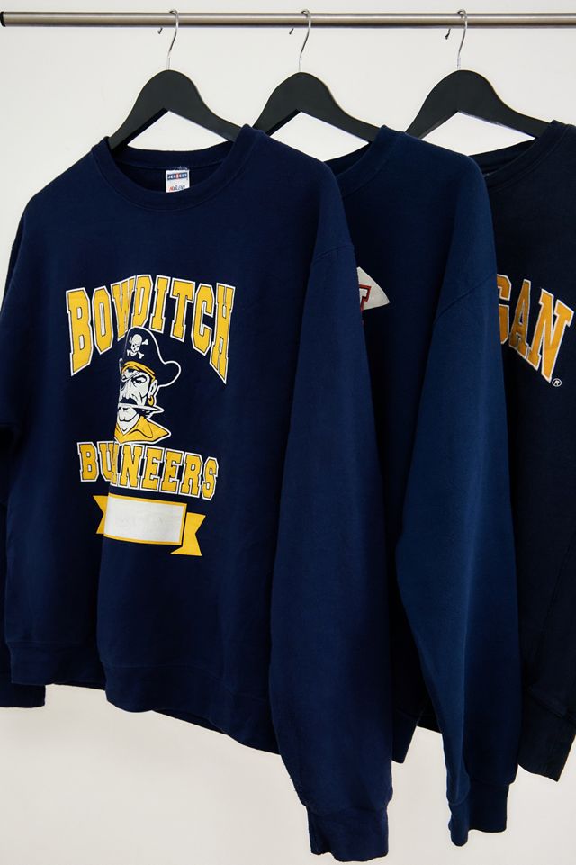 Urban Renewal Vintage Navy Collegiate Sweatshirt | Urban Outfitters UK