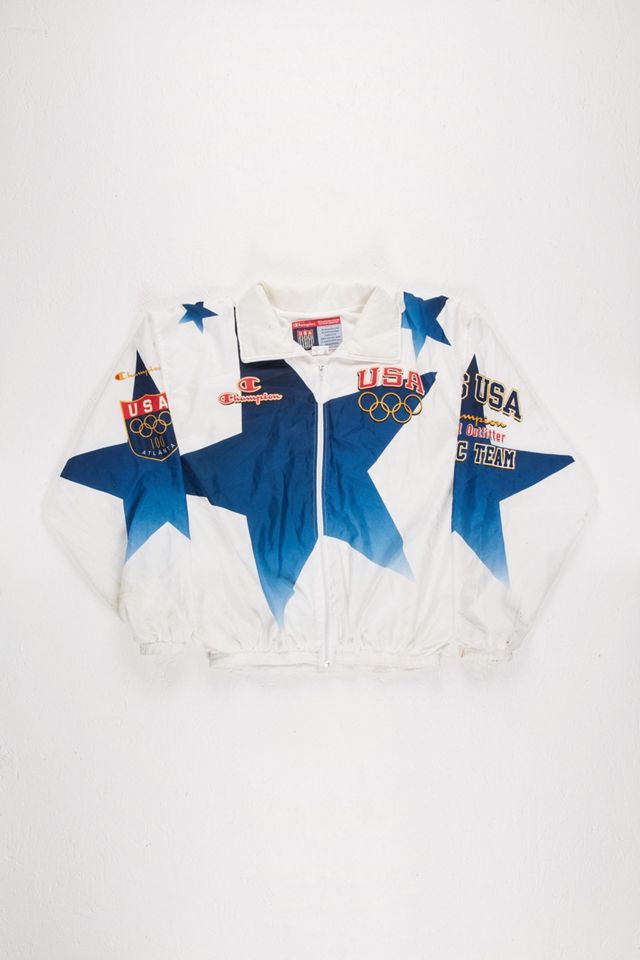 Urban Renewal One-Of-A-Kind Champion USA Olympics Shell Jacket | Urban ...