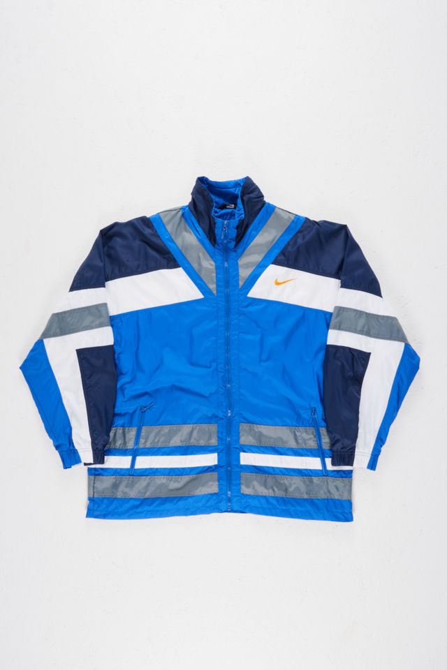 Urban Renewal One-Of-A-Kind Blue Nike Shell Jacket | Urban Outfitters UK