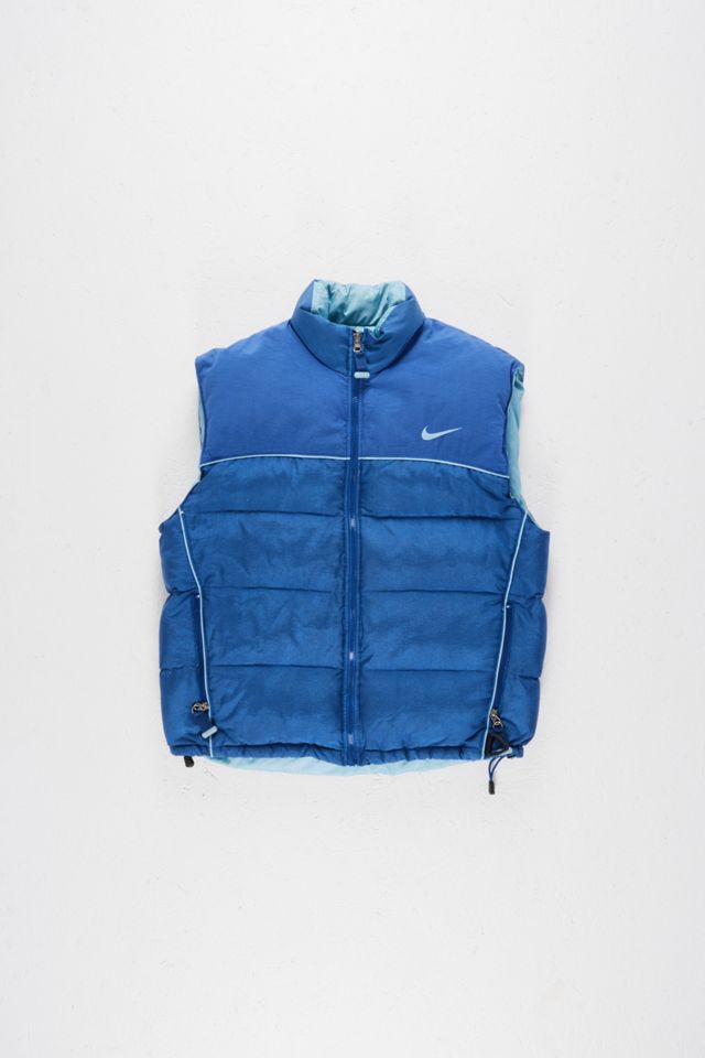 Urban Renewal One-Of-A-Kind Blue Nike ACG Puffer Gilet | Urban ...