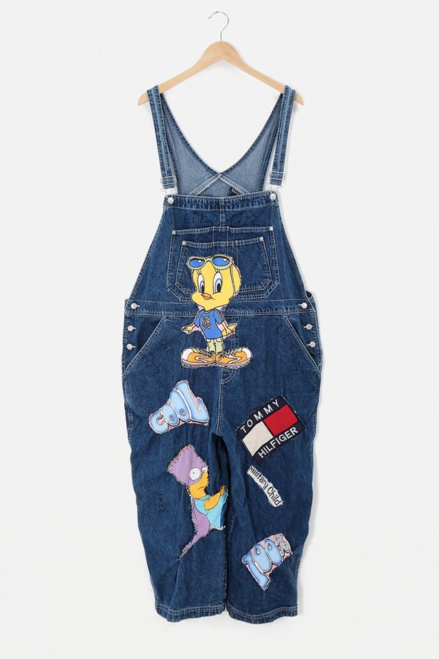 Urban Renewal One-Of-A-Kind DIY Patchwork Dungarees | Urban Outfitters UK