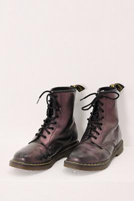 Urban Renewal One-Of-A-Kind Dr. Martens Shiny 8-Eyelet Boots | Urban ...