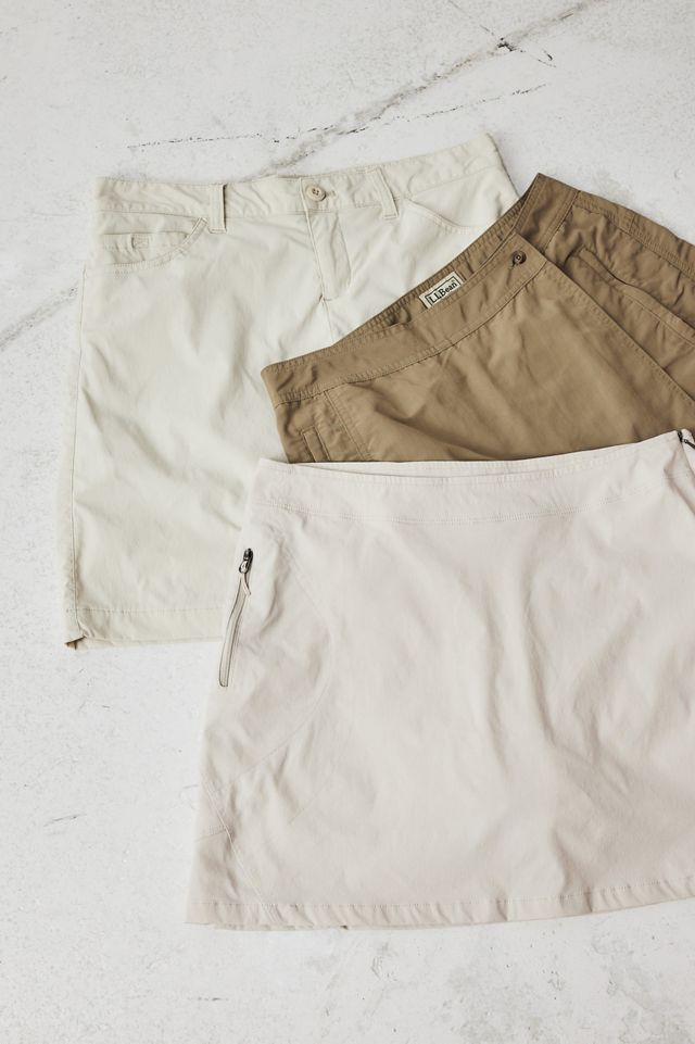 Urban Renewal Vintage Beige Tech Skirt | Urban Outfitters UK