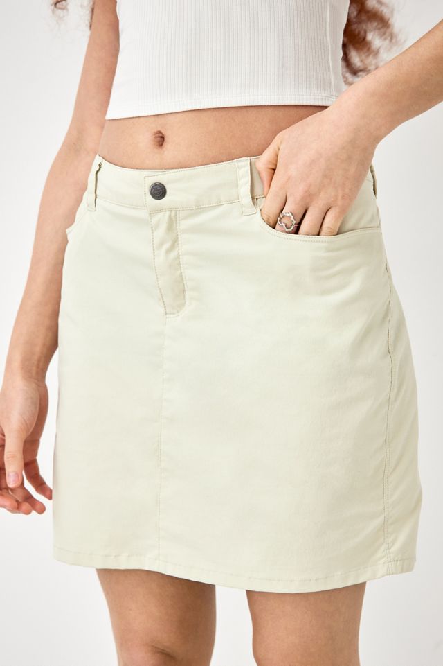 Urban Renewal Vintage Beige Tech Skirt | Urban Outfitters UK