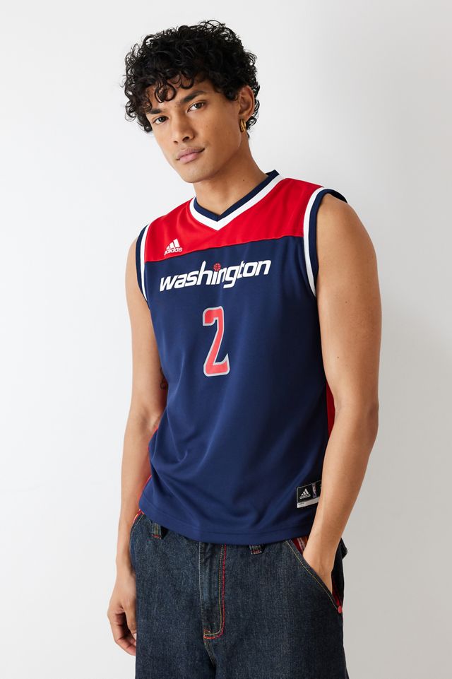Urban Renewal Vintage Blue Shrunken Basketball Vest | Urban Outfitters UK