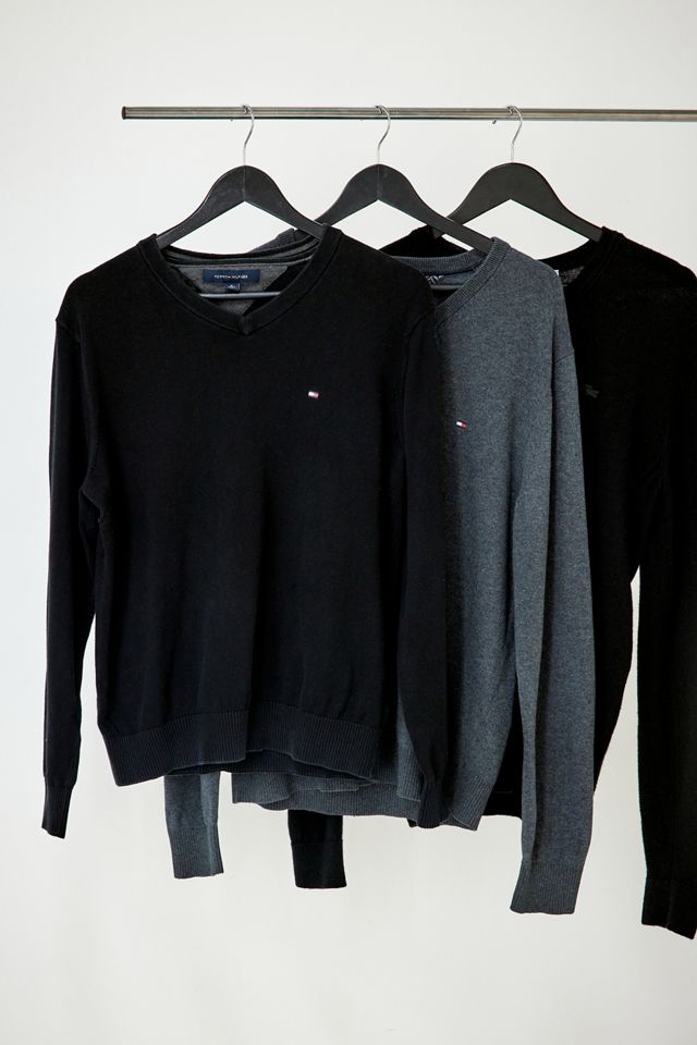 Urban Renewal Vintage Charcoal Branded Knit Jumper | Urban Outfitters UK