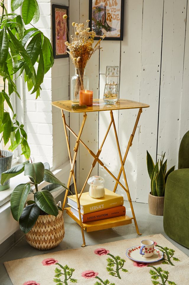 Hand-Painted Folding Side Table | Urban Outfitters UK