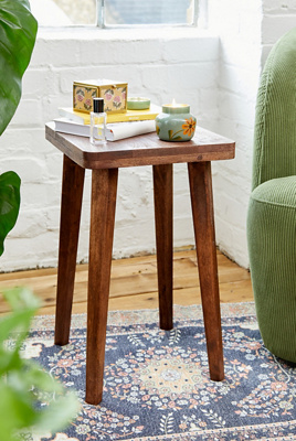 Dark Mango Side Table | Urban Outfitters UK