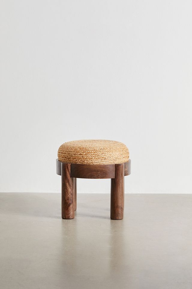 Rita Mango Wood Stool | Urban Outfitters UK